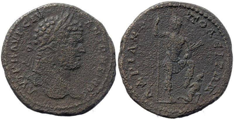 Roman coin of Caracalla Ae28 Hadrianopolis Thrace – Cerberus Ancient ...