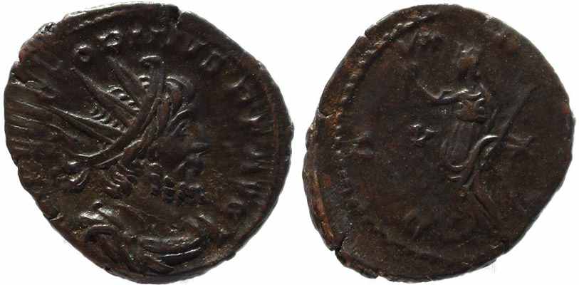 Roman coin of Victorinus 268-270 AD - PAX AVG – Cerberus Ancient Coins ...