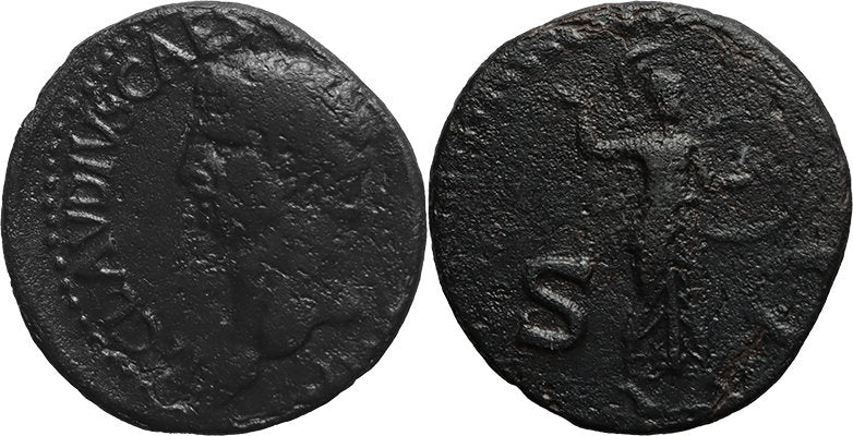 Ancient Roman coin of Claudius I - Minerva – Cerberus Ancient Coins and ...