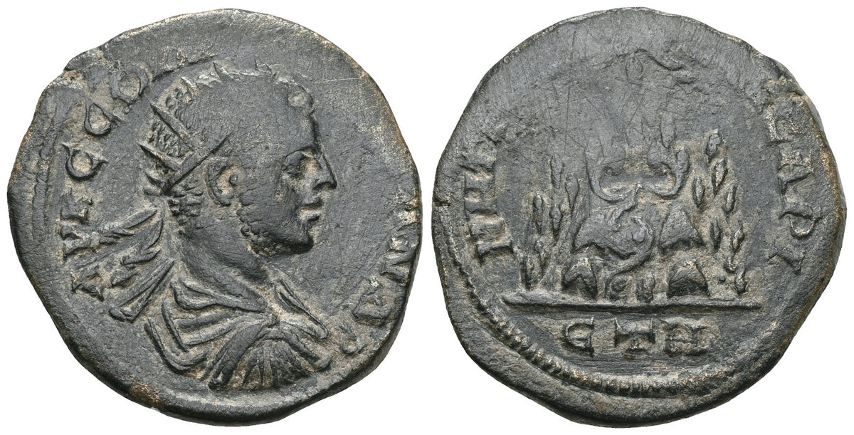 Roman Provincial coin of Severus Alexander minted in Caesarea, Cappado ...
