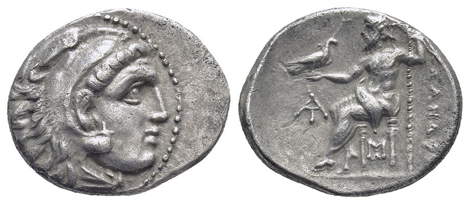 Ancient Greek silver coin of Alexander III 'The Great' - Posthumous is ...