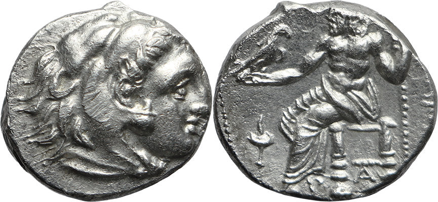 Ancient Greek silver coin of Alexander III The Great Minted in Sardes ...