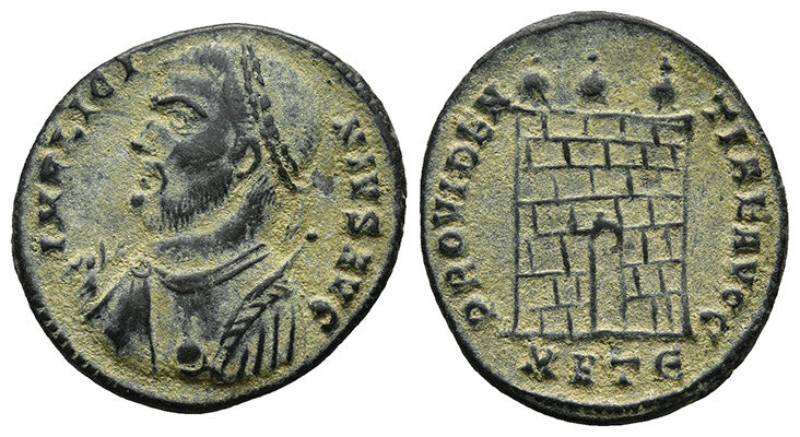 Ancient Roman coin of the Emperor Licinius I minted in Heraclea ...