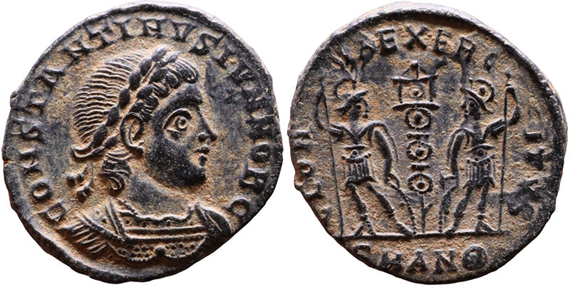 EF+ Ancient Roman coin of Constantine II minted in Antioch - GLORIA EX ...