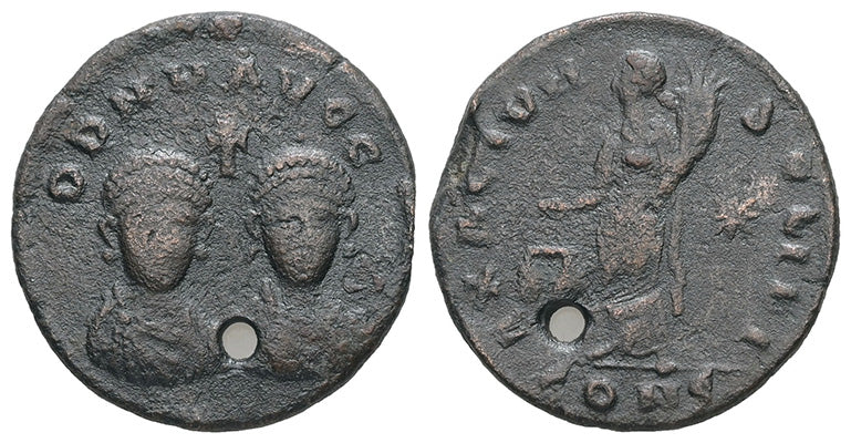 Rare Ancient Roman Exagium Solidi of Honorius with Theodosius 408-423 ...