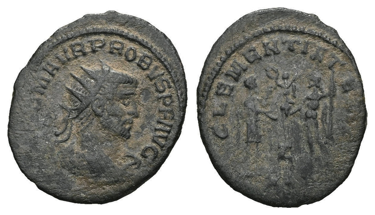 Ancient Roman coin of the Emperor Probus minted in Antioch - CLEMENTIA ...