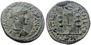 Ancient Roman coin of Volusian minted in Antioch of Pisidia - Vexillum ...
