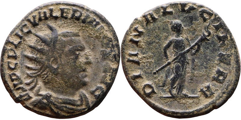 Ancient Roman coin of the Emperor Valerian I - DIANA LVCIFERA ...