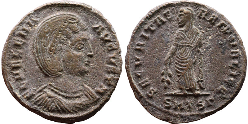 Ancient Roman coin of Helena (Mother of Constantine I The Great) minte ...