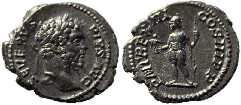 Septimius Severus silver denarius 193-211AD - Roma – Cerberus Ancient ...
