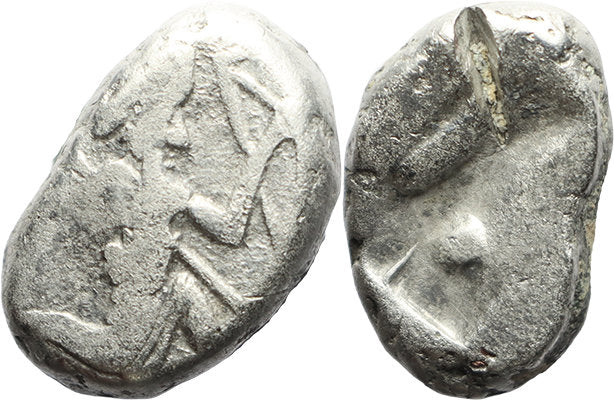 Ancient Achaemenid silver coin - Time of Darius I to Xerxes II (485-42 ...