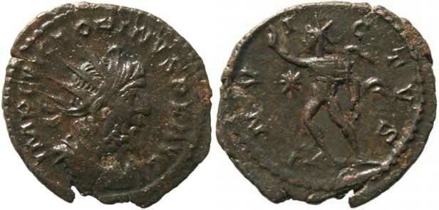 Romano Gallic Emperor Victorinus 268-270AD - INVICTVS – Cerberus ...