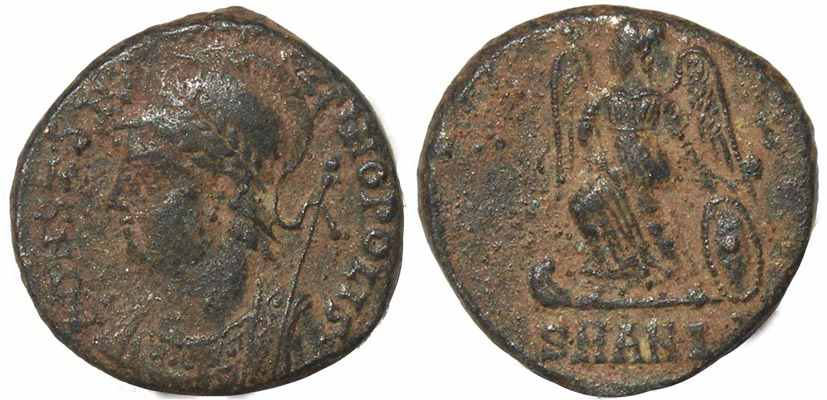 Roman coin - Constantinopolis Commemorative - Antioch – Cerberus ...